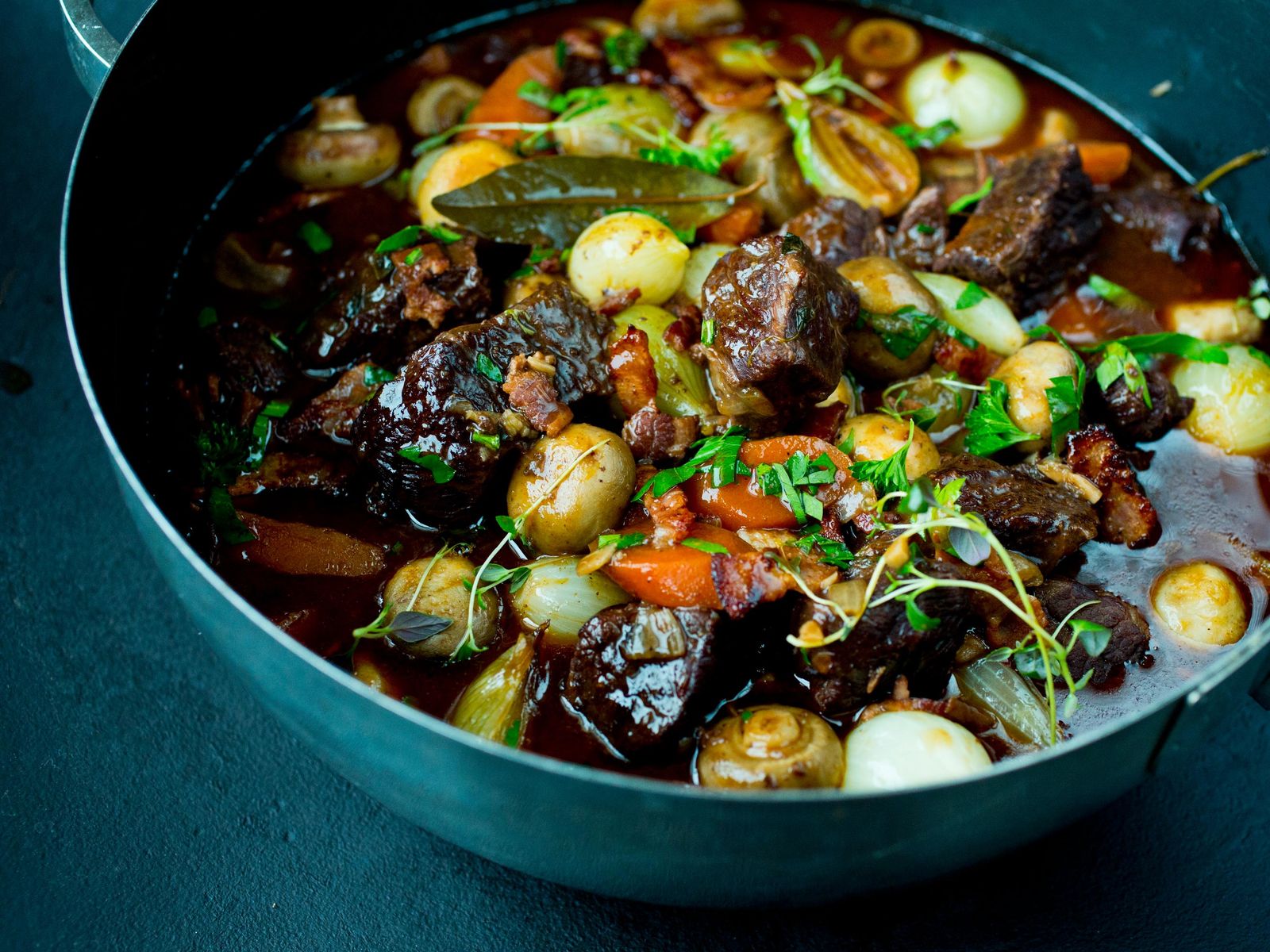Boeuf Bourguinon Fransk Kjøttgryte Oppskrift