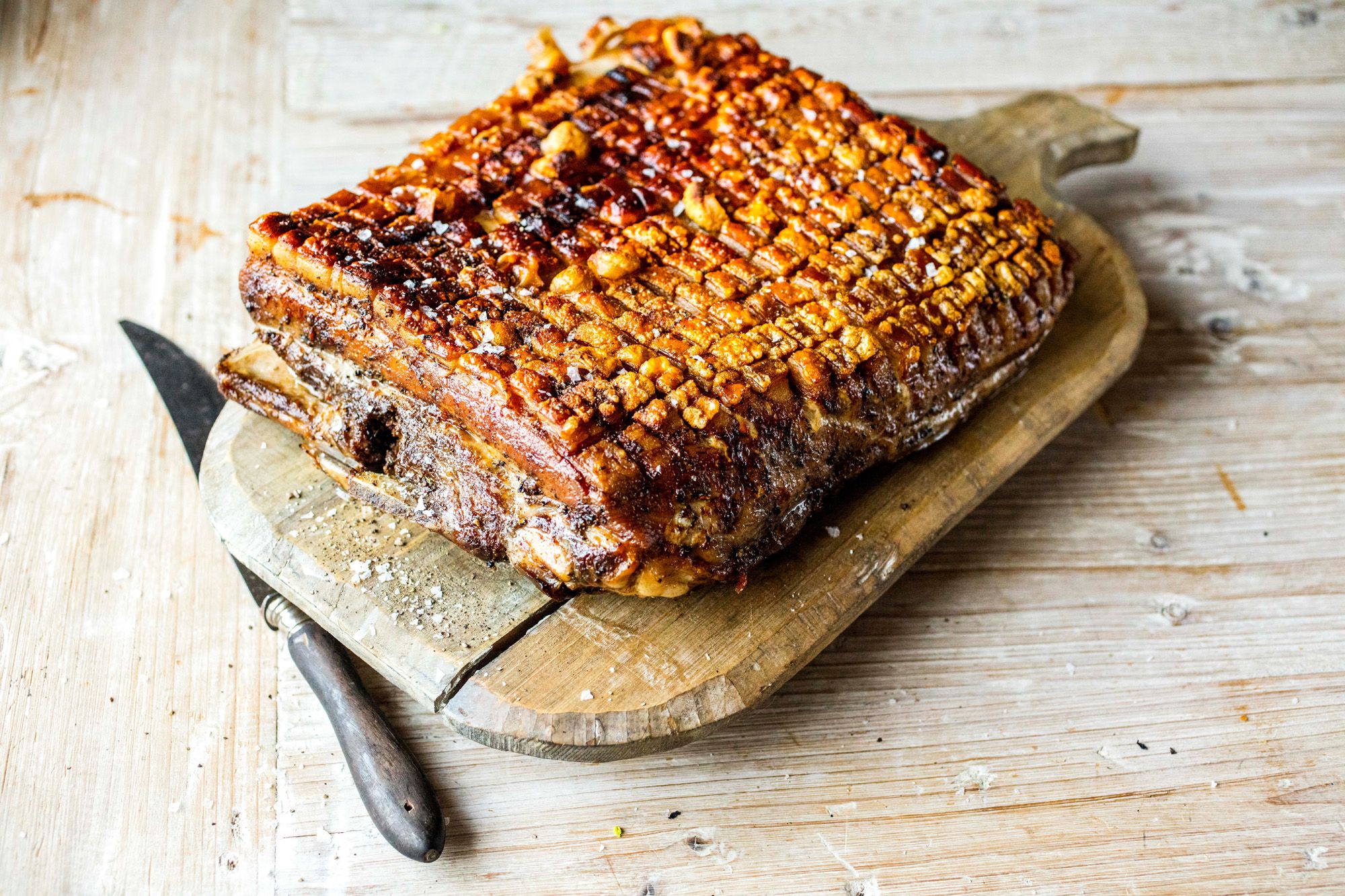 Ribbe med sprø svor - steg for steg | Oppskrift