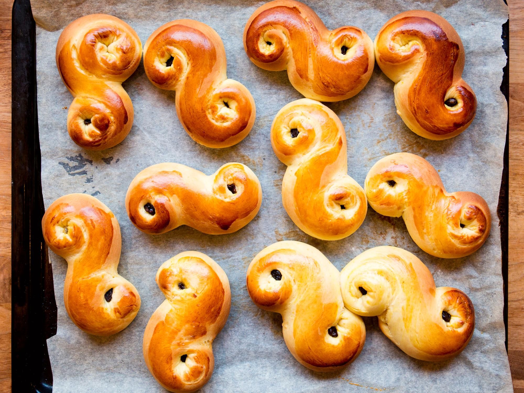 Lussekatter - Tradisjonell bakst til Luciadagen | Oppskrift