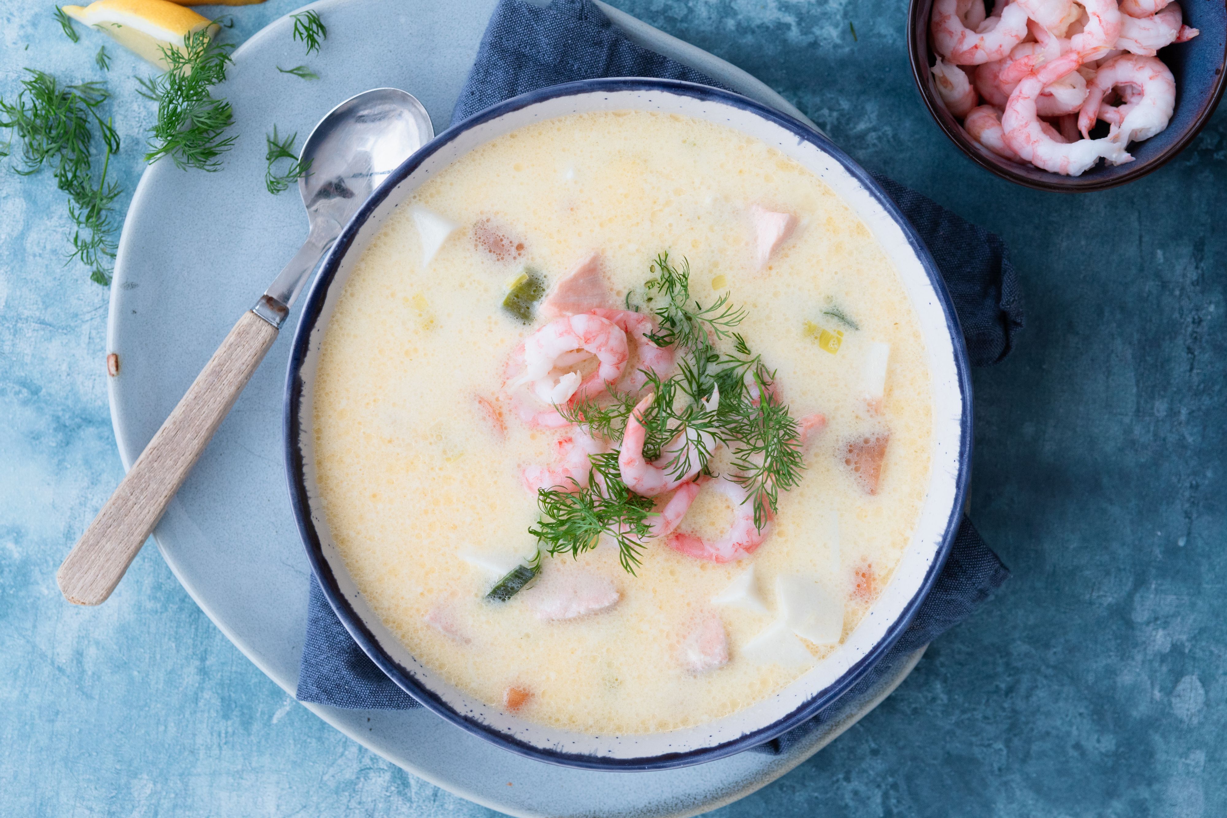 Fiskesuppe med laks – Deilig middag | Oppskrift